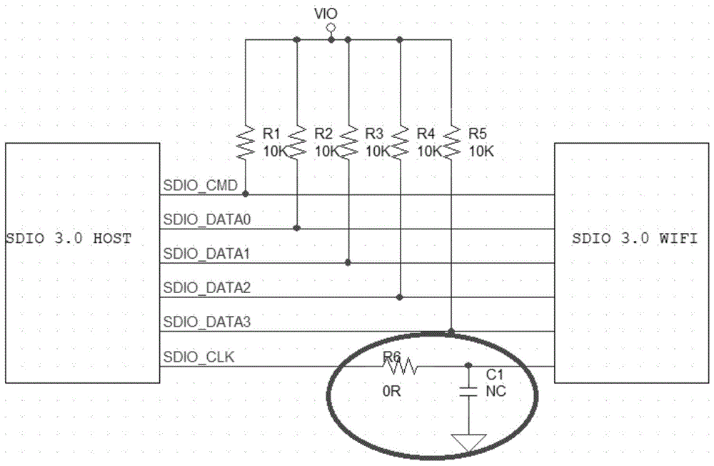 一种用于SDIO接口的信号完整性调节电路的制作方法